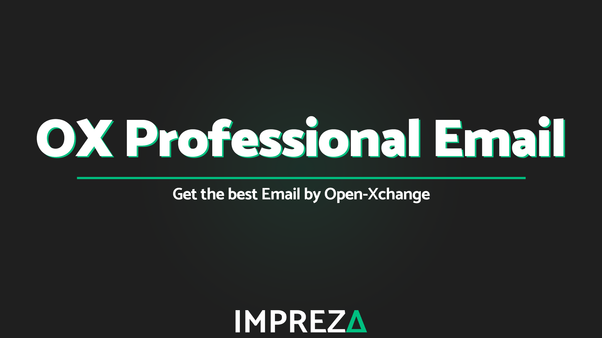 Professional Email by Open-Xchange - Impreza Host